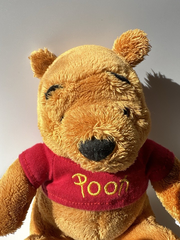 Winnie The Pooh Bear Disney Store 7" Mini Plush Stuffed Animal | eBay