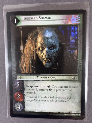 Decipher Lord of the Rings TCG FOIL - Isengard Shaman - Never Played ...