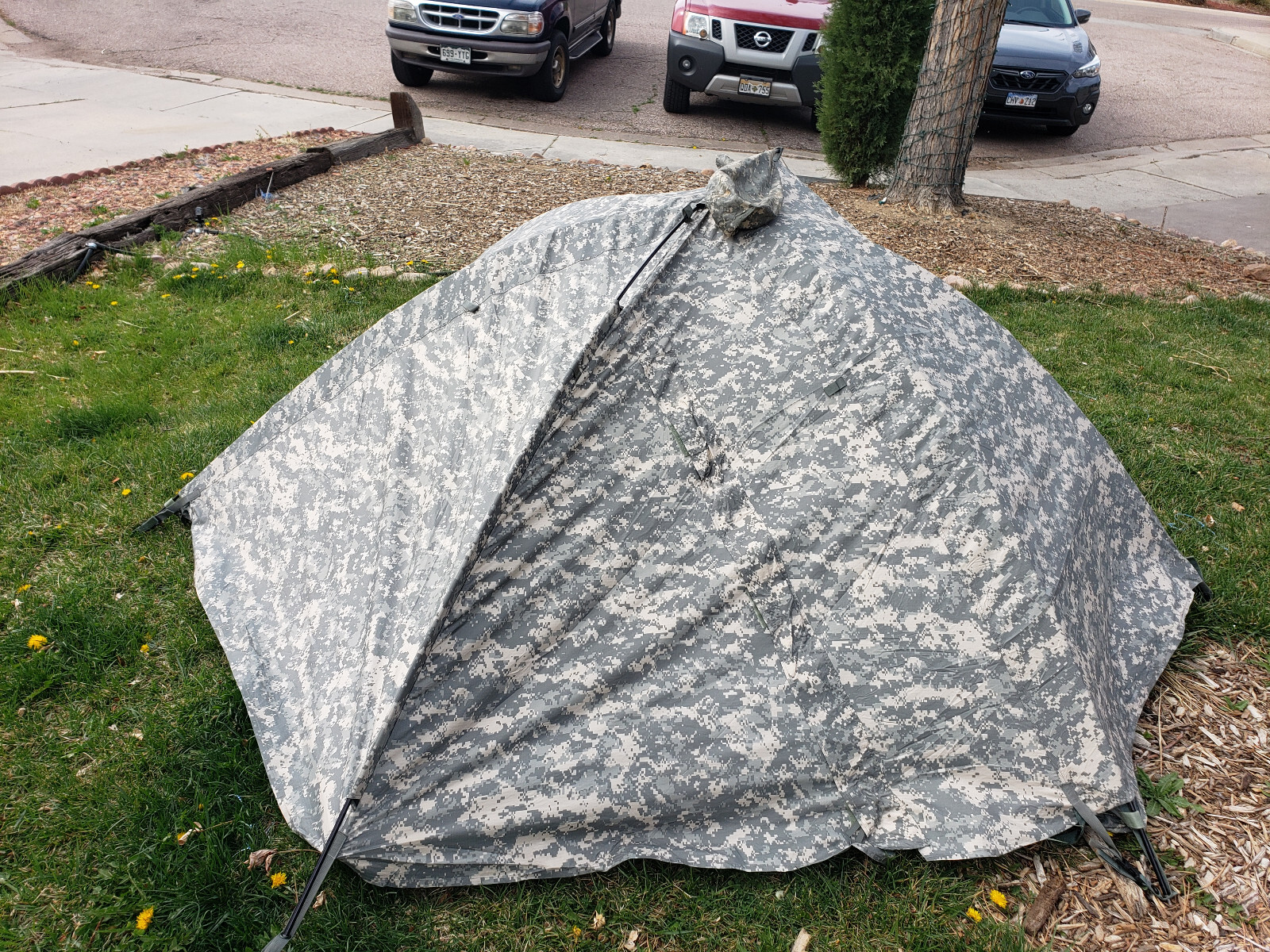 USGI Military Tent Improved Combat Shelter Digital ACU ICS Backpacking ...