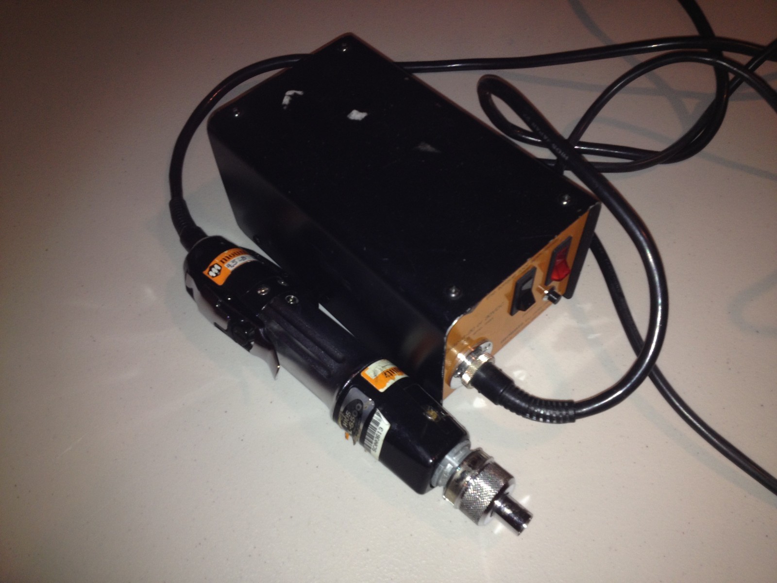 CL-6500 Lever Start DC Electric Torque Screwdriver 1/4" Hex, 2.6-14 lbf ...