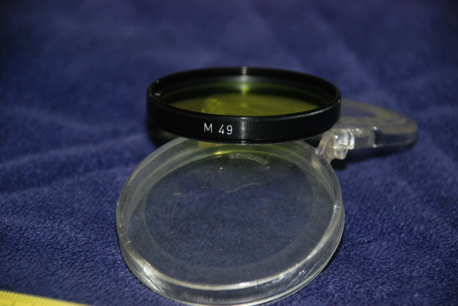 VINTAGE PANCHROMAR YELLOW LENS FILTER 49mm,GERMANY | eBay