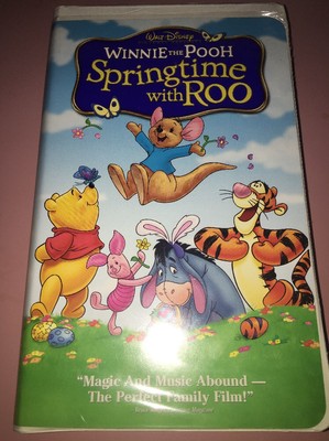 Disney's WINNIE THE POOH - SPRINGTIME WITH ROO VHS TAPE Spring Time | eBay