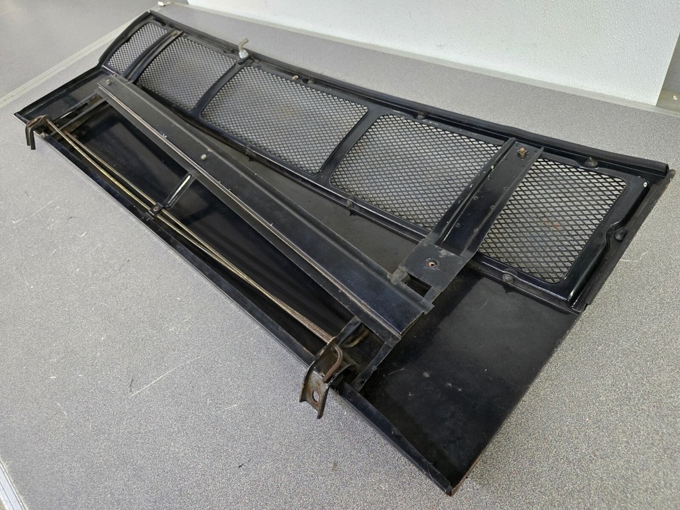 NICE USED ORIGINAL GENUINE PORSCHE 914 BLACK ENGINE LID WITH GRILL #14 ...