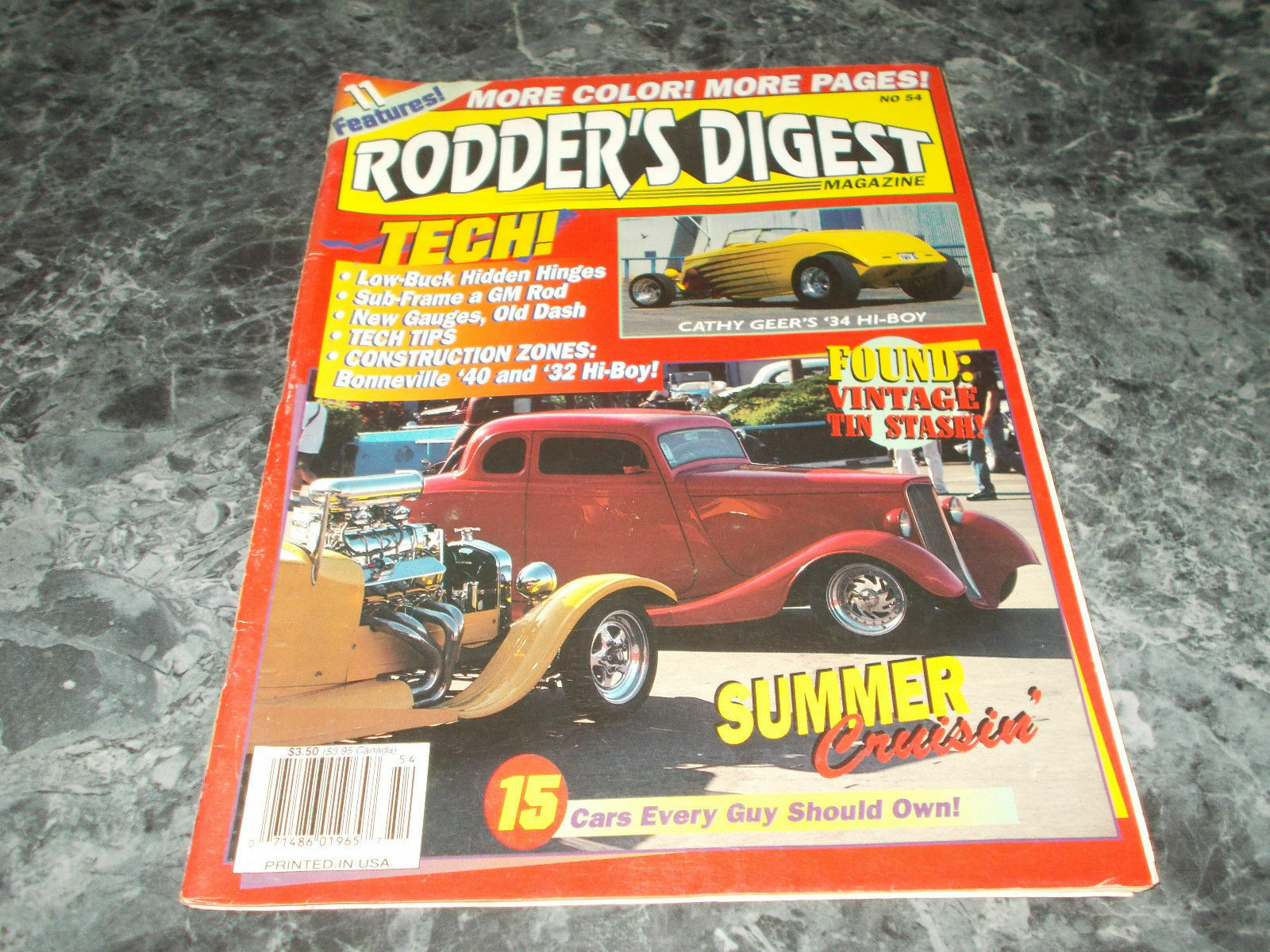 Rodder's Digest Magazine Vol 11 No 54 August 1993 Hidden Hinges | eBay