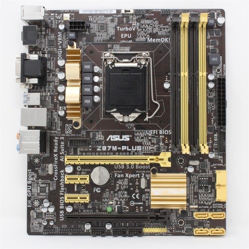 ASUS Z87M-PLUS Intel Z87 ATX Mainboard Sockel 1150 (#3255) | eBay.de