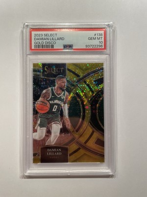 2023 Select #138 Damian Lillard Premier Gold Disco 08/10 -- PSA 10!! | eBay