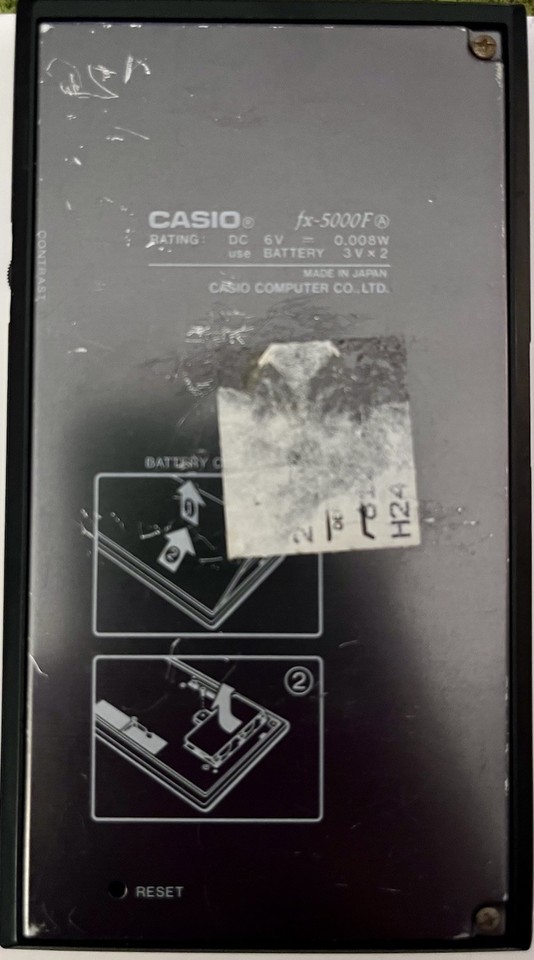 Casio fx-5000f Scientific Calculator Brand new batteries installed | eBay