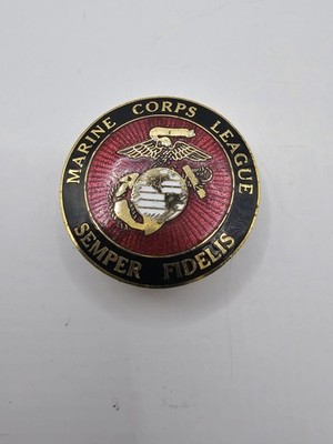 US Marine Corps League Lapel Pin 1.5 inches Semper Fidelis NEW | eBay
