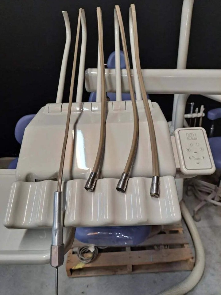 Adec 1221 Dental Patient Chair Pkg Euro Whip Delivery 6300 Light | eBay