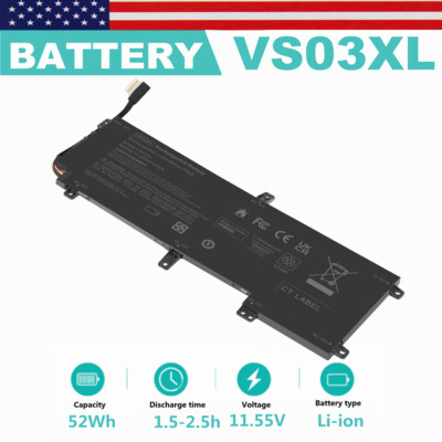 VS03XL Battery for HP Envy 15-AS 15-AS000 15-AS003 15-as068nr 849313 ...