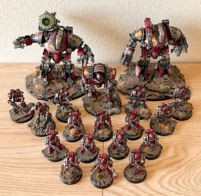 Warhammer 30k Horus Heresy - Painted Chaos Word Bearers Army - (304) | eBay