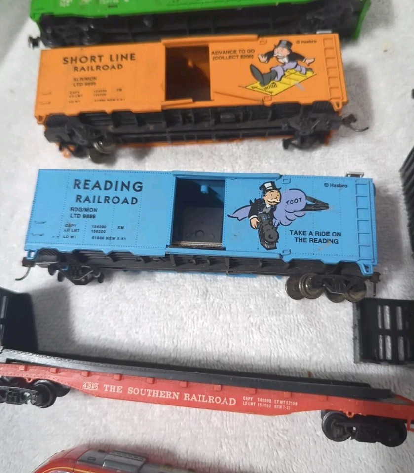 1998 Monopoly Train Set Bachmann HO scale item PARTS Read Description ...
