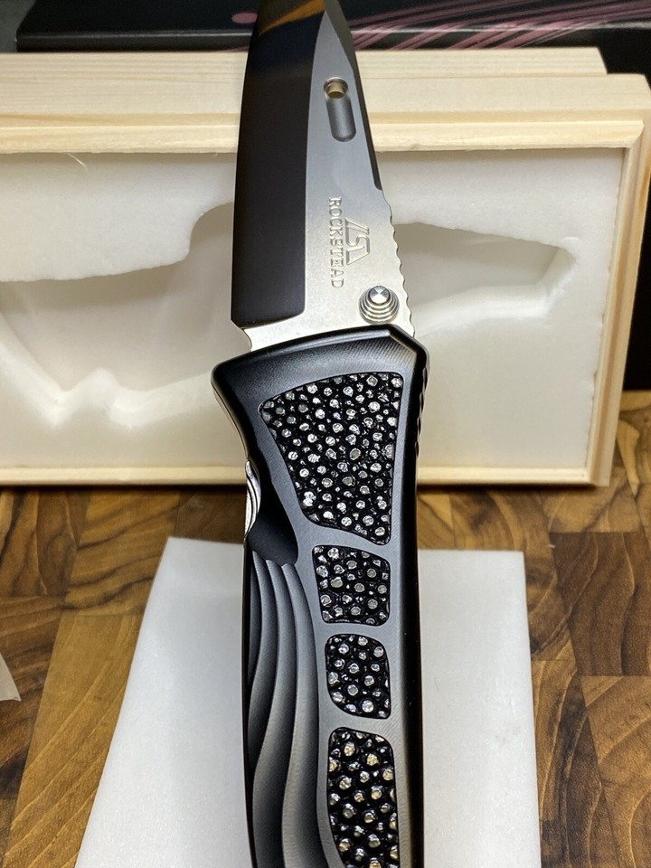 Rockstead TEI-ZDP Japanese Folding Knife 3.5" ZDP-189 Mirror Finish ...