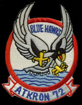 USN ATKRON 72 VA-72 Blue Hawks Patch Q-2 | eBay