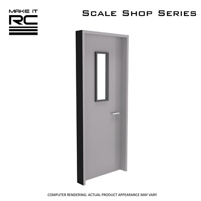 Make It RC 1/24-1/25 Scale Industrial Door for Model Car Shop, Diorama ...