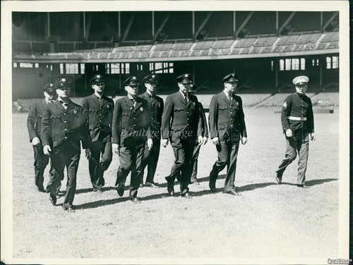 1940 Photo Sgt Chas R Mack Usmc Instructs Cleveland Firemen In Marching ...