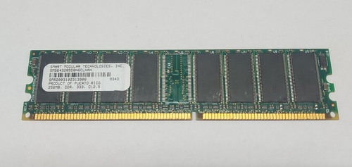 256MB DDR PC2700 333MHz DIMM CL2.5 Single-Sided Memory ...