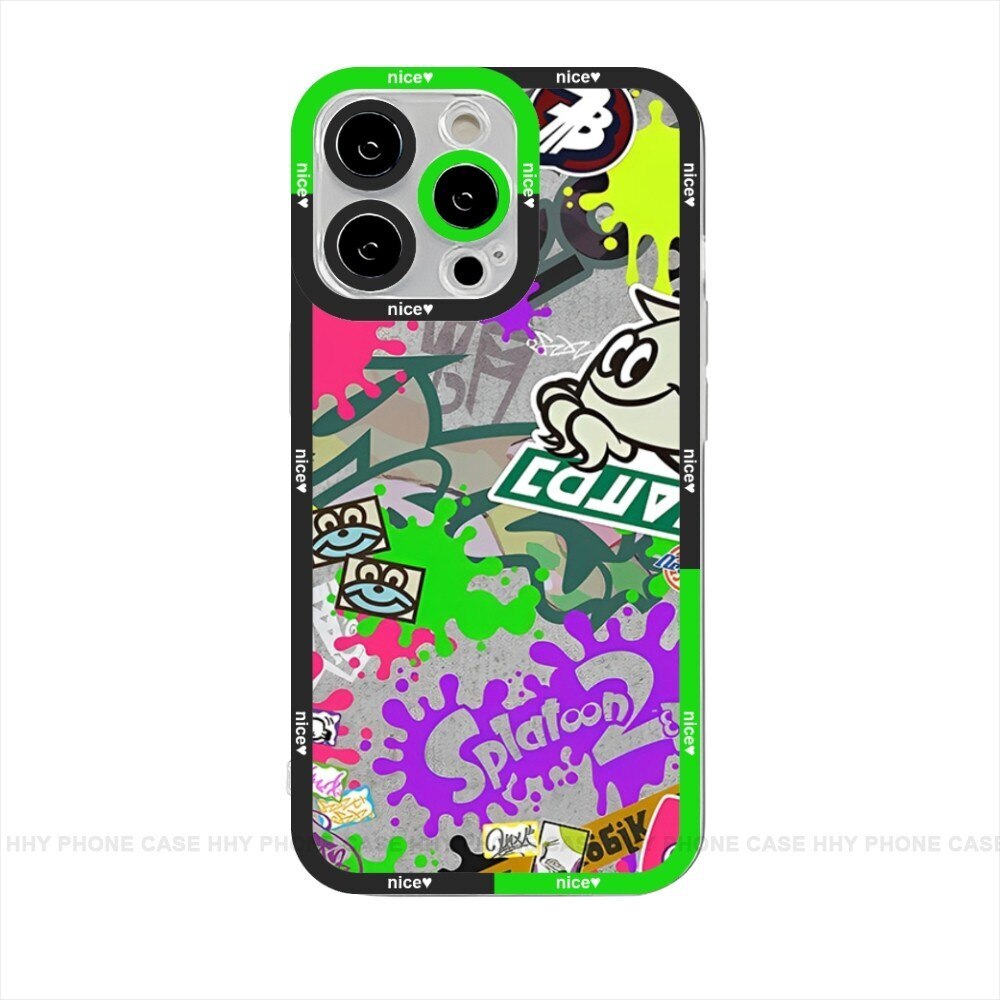 Splatoon Iphone Phone case Inkling Cover 11 12 13 14 Mini Plus Pro Max ...