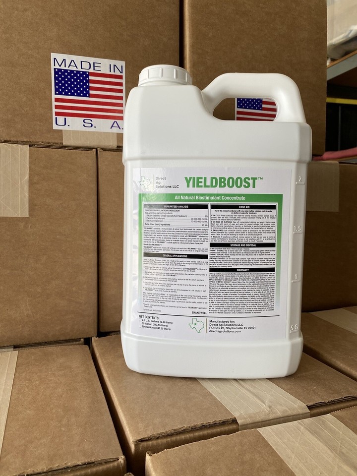 YIELDBOOST, All-Natural, Organic, Bio-Stimulant, Microbes, Fertilizer ...