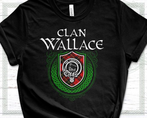Scottish Clan Wallace Surname Scotland Tartan and Clan Badge | eBay