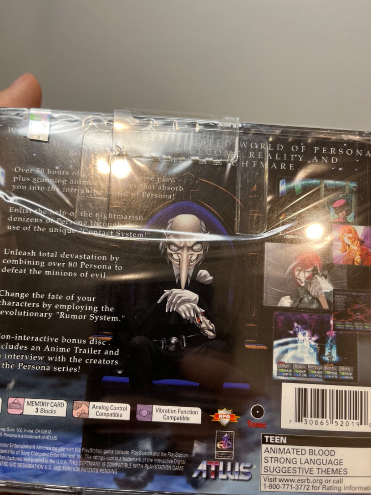 Persona 2: Eternal Punishment (Sony PlayStation 1, 2000) for sale ...