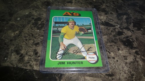 1975 TOPPS # 230 JIM HUNTER BASEBALL CARD | eBay