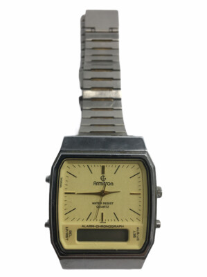 Vintage Armitron Quartz & Digital 100ft Water Resist Watch Untested It ...