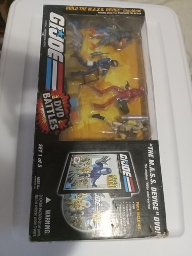 2008 GI Joe DVD Battles Set 1 Of 5 “The M.A.S.S. Device” NIB Has Box ...
