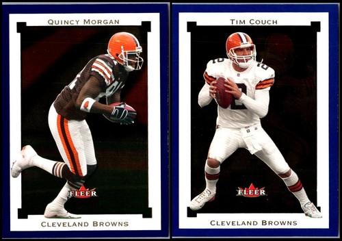 2002 Fleer Premium Cleveland Browns (2) Card Lot - THE ULTIMATE ...