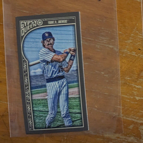 2015 Topps Gypsy Queen Mini Box Variations #21 Robin Yount swinging ...