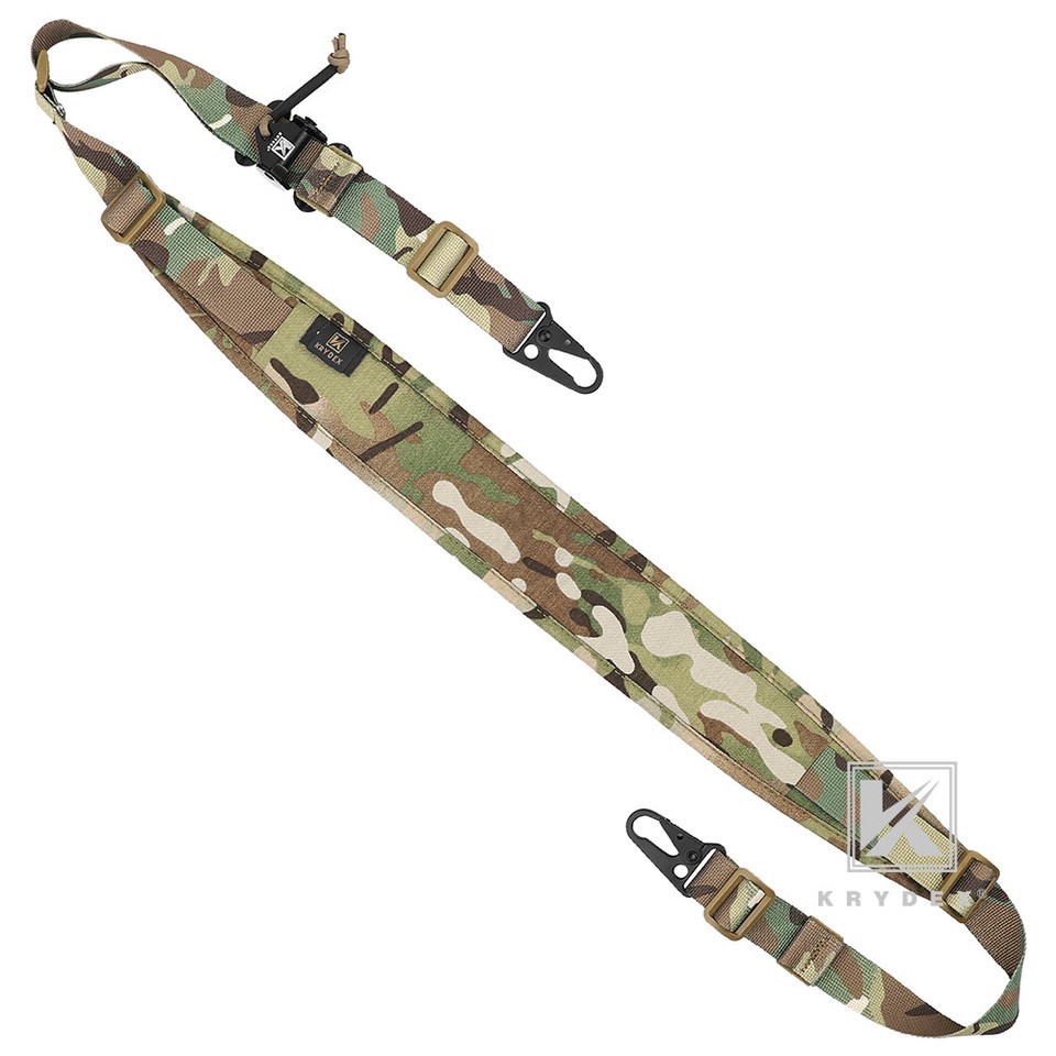 KRYDEX Tactical Sling 2 / 1 Point Shoulder Strap Padded Shooting Sling ...
