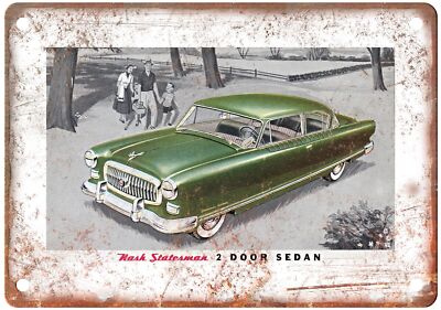 Vintage 1952 Nash Automobile Ad Retro Look Reproduction Metal Sign ...