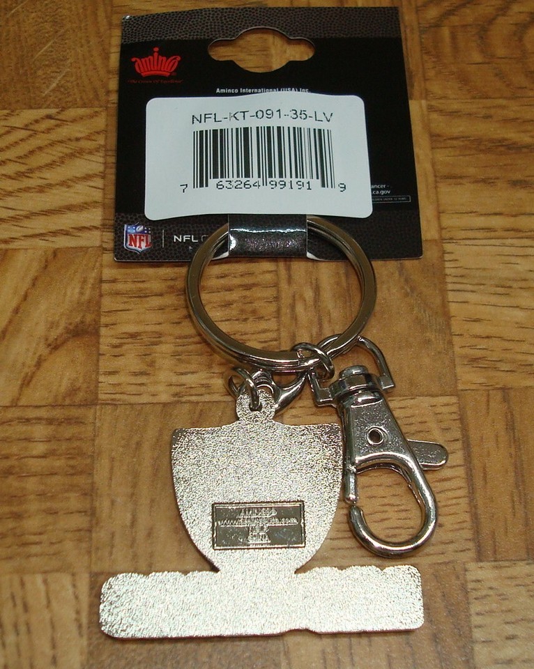 🏈 NEW NFL LAS VEGAS RAIDERS CLIP ON SILVER KEY CHAIN 🏈 GREAT GIFT IDEA ...