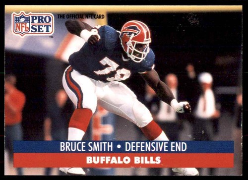 1991 NFL Pro Set Bruce Smith Buffalo Bills #83 | eBay