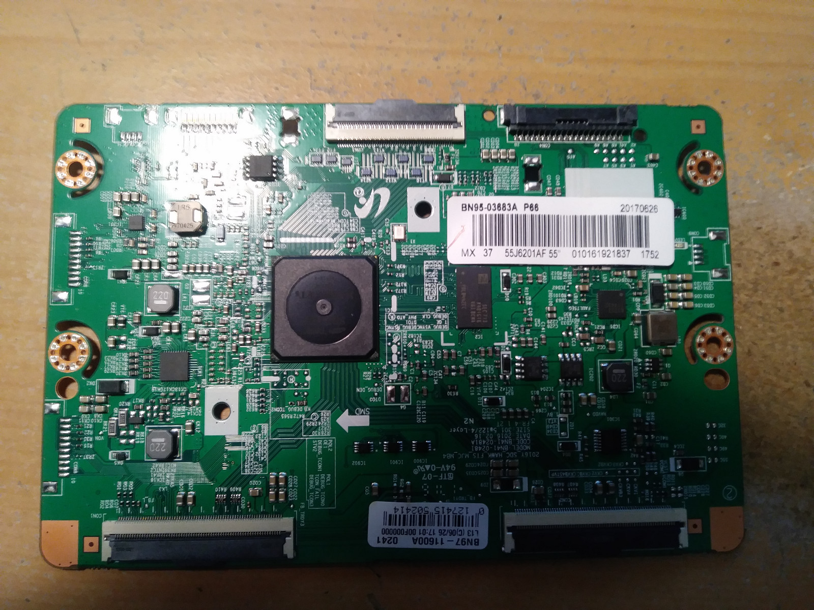 SAMSUNG UN55J6201AF T-CON [BN41-02481;BN95-03683A;BN97-11600A] | eBay