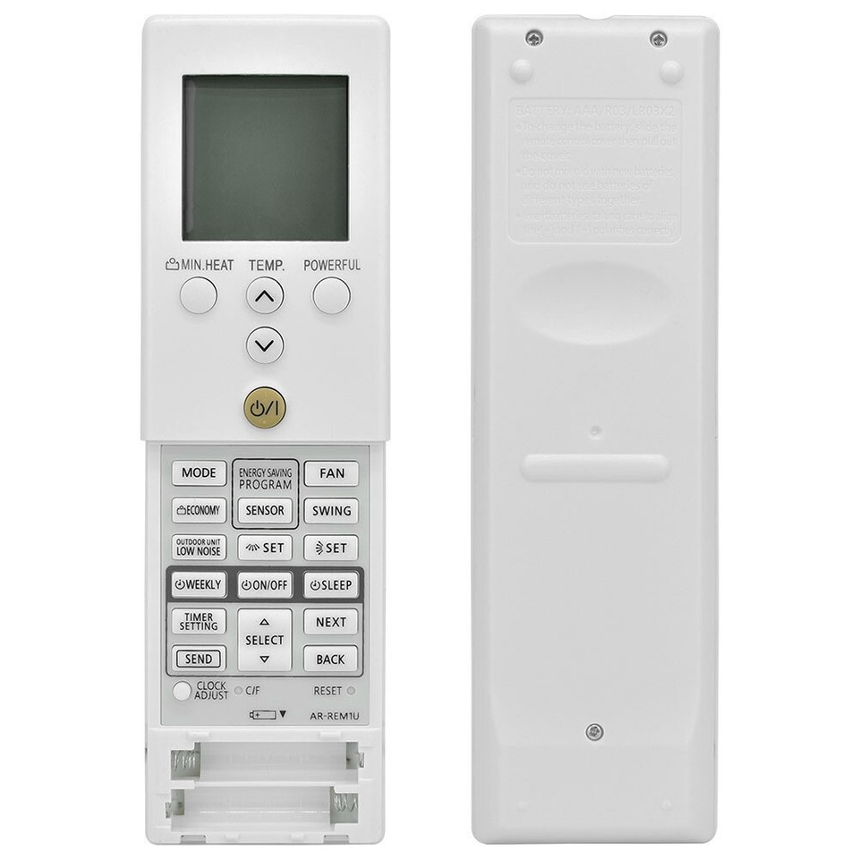 New AR-REM1U For FUJITSU Air Conditioner AC Remote AR-REY1U AR-REA2E AR ...