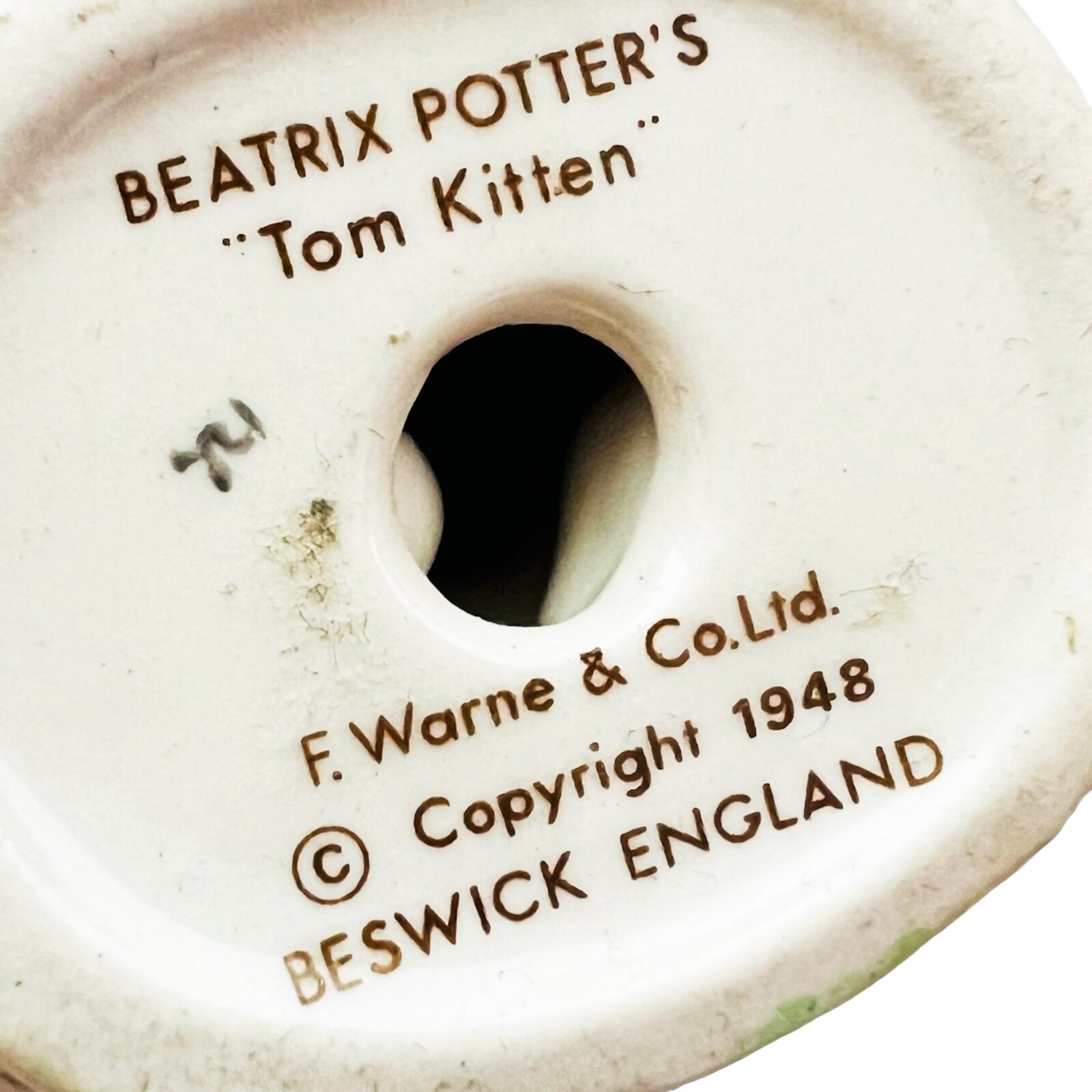 Beatrix Potter Tom Kitten Beswick F. Warne & Co Figurine | eBay