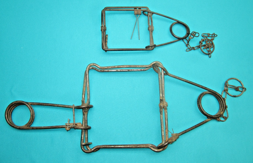 VINTAGE VICTOR CONIBEAR WORKING TRAPS # 110 AND #220--K-19 | eBay