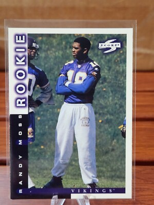 1998 Pinnacle Score Football Randy Moss - Rookie Card - Minnesota ...