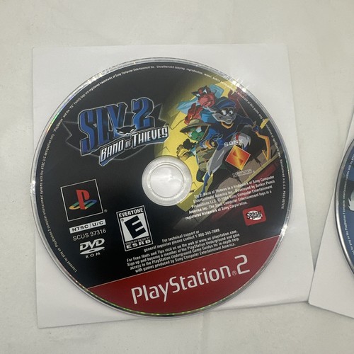 Sly Cooper And The Thievius Raccoonus + Band Of Theives (PS2, 2003 ...