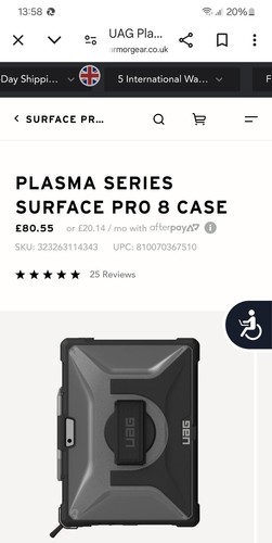 Microsoft Surface Pro 8 Case. URBAN ARMOR GEAR UAG. RRP £80.55 | eBay