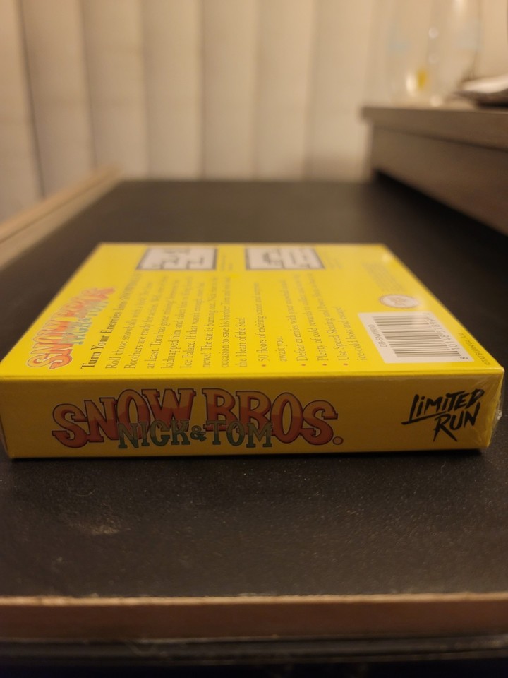 Snow Bros. Nick & Tom Gameboy Limited Run Games Brand New Factory ...