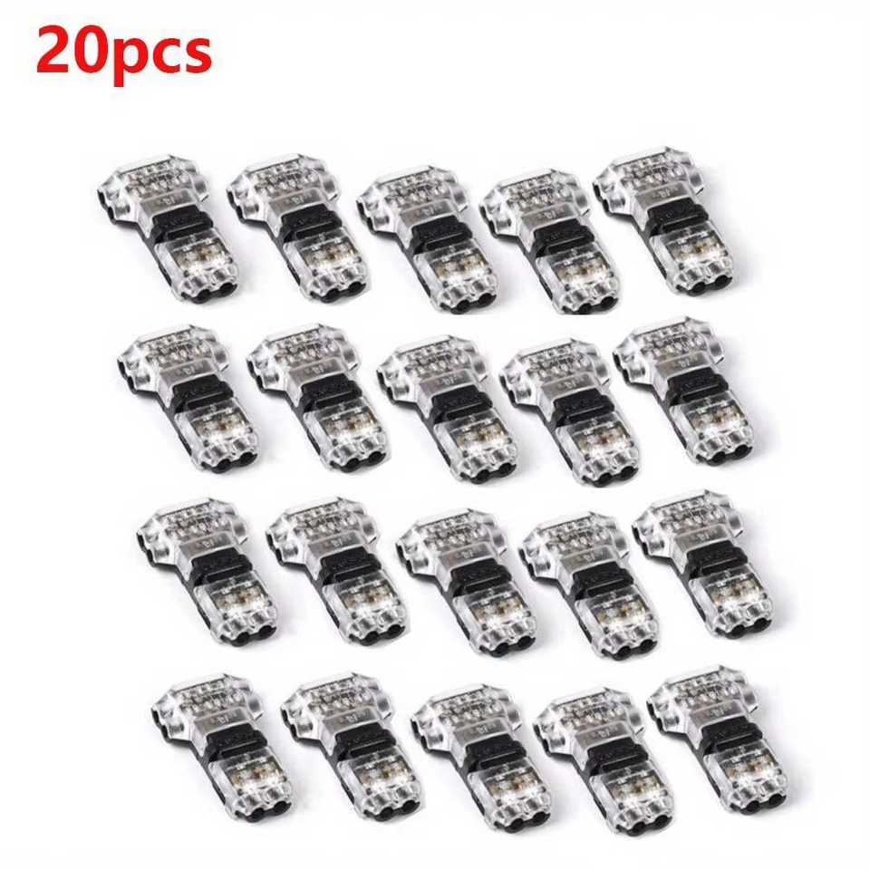5/10/20PCS Wire Cable Snap in T2 Connector No-Solder No-Peel Quick ...