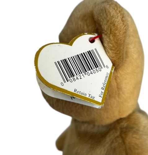 Ty Beanie Baby Babies 1st Gen Tag Old Face Brown Teddy Plush Stuffed ...