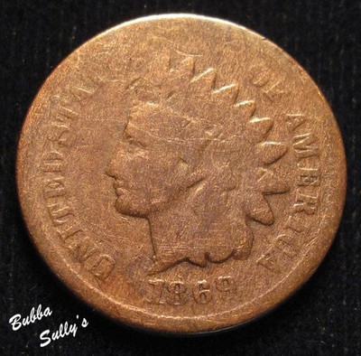 1869/69 Indian Head Cent Snow #4 9/9 G Details | eBay