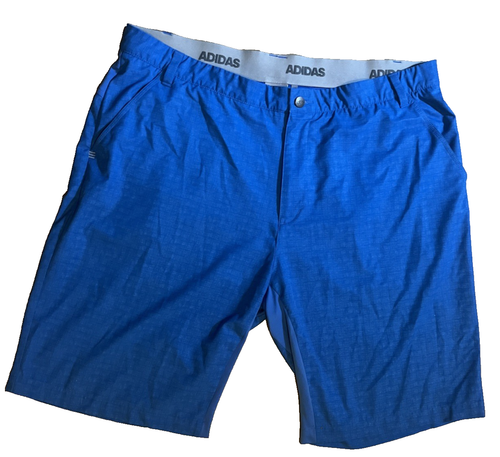 Adidas Golf Shorts Mens Sz 40 Royal Blue Pockets Zip Stretch Waist | eBay