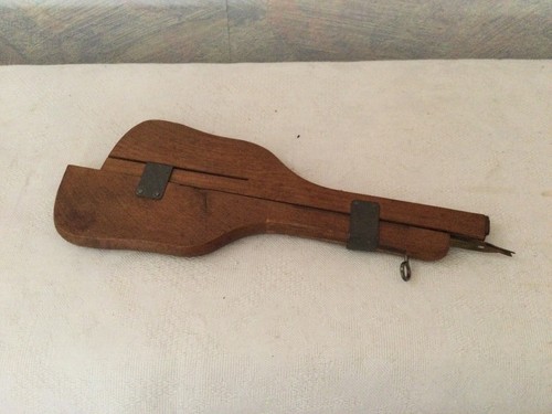 Vintage Wood Wooden Shuttle Punch Weaving Rug Tool | eBay