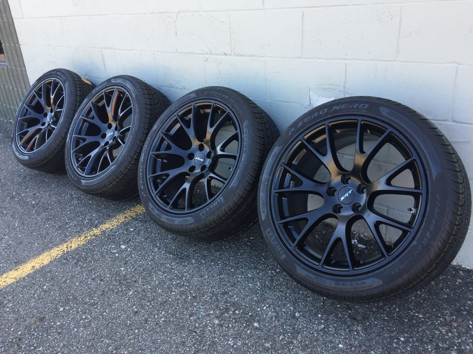 NEW 20" DODGE CHARGER CHALLENGER SRT HELLCAT WHEELS RIMS PIRELLI TIRES ...