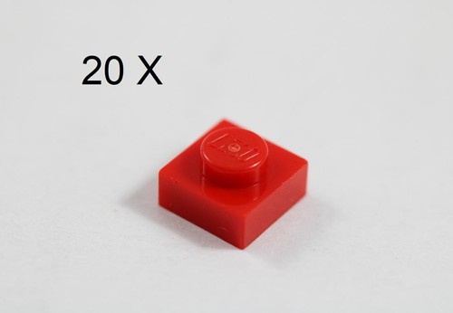 LEGO® Red Plate 1 x 1 Design ID 3024 | eBay Australia