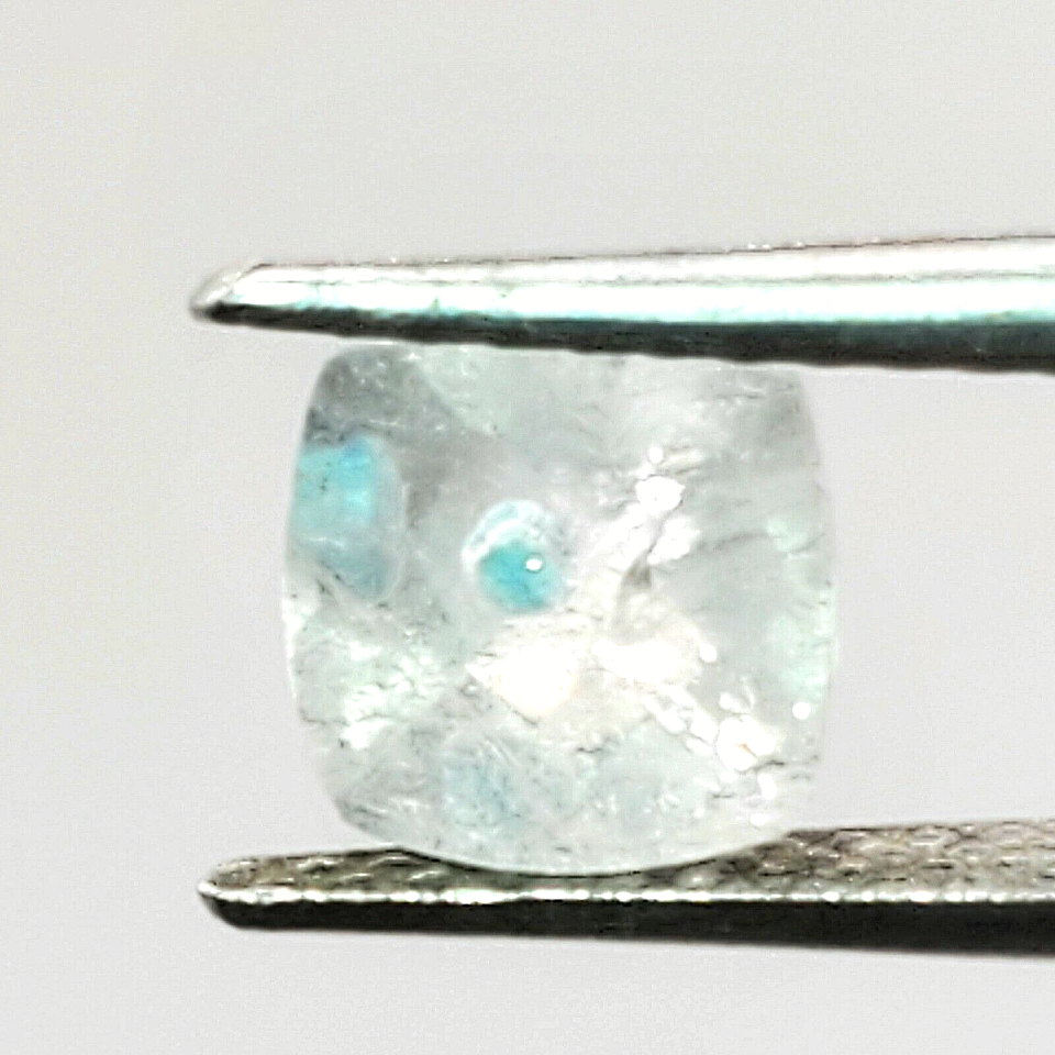 Natural Medusa Quartz aka Pariaba Quartz Set of 2 Buff Top Cushion Cut ...